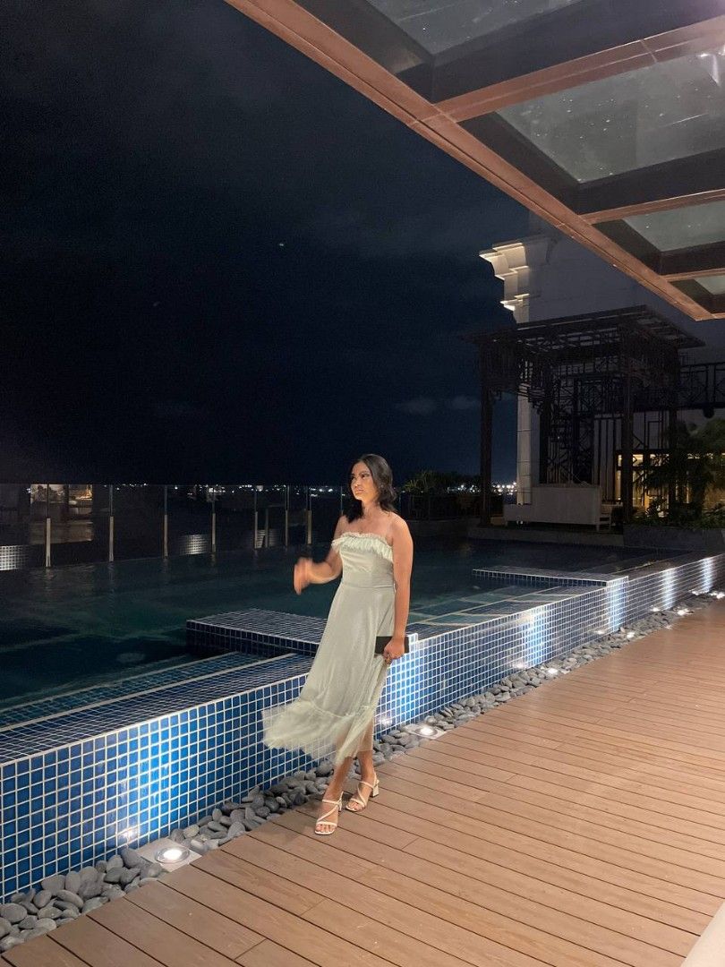 KARIMADON EMERALD DRESS in Green Saga, Women's Fashion, Dresses & Sets, Dresses on Carousell