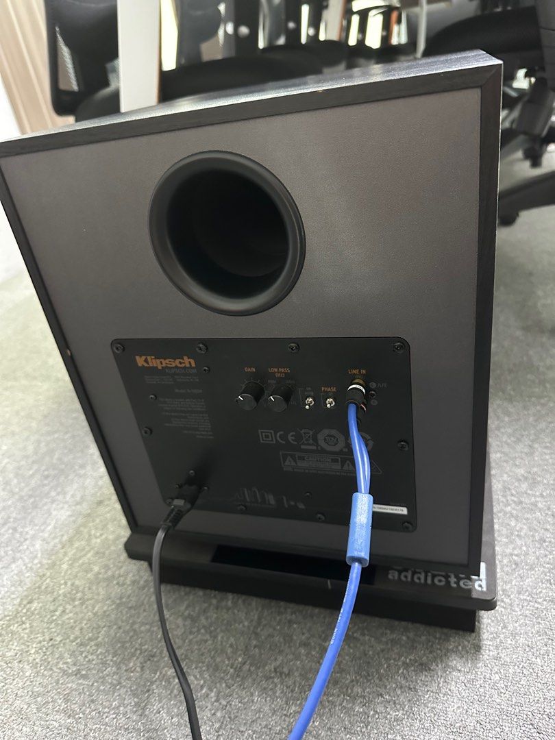 Klipsch R-100SW 10” Powered Subwoofer, Audio, Soundbars, Speakers ...