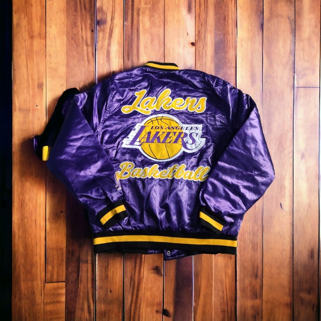 Lakers Bomber Jacket, Men's Fashion, Coats, Jackets and Outerwear on ...