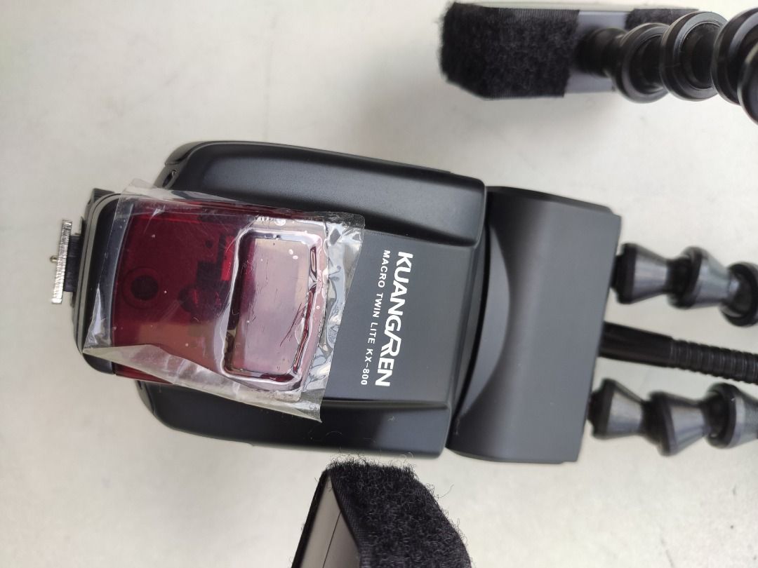 LAOWA KuangRen KX-800 Flexible Macro Twin Flash + diffusers + macro ...