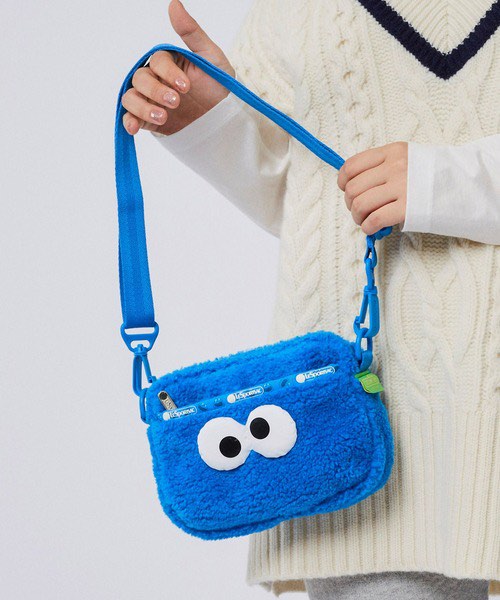 Lesportsac x Sesame Street Furry Crossbody Bag, Women's Fashion, Bags ...