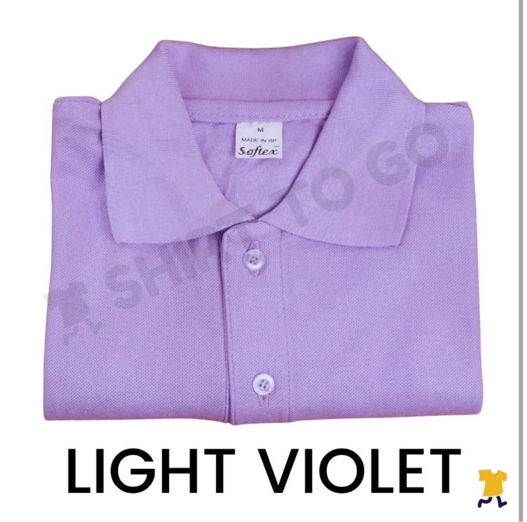 Light Violet Collared Shirt, Women's Fashion, Tops, Shirts on Carousell