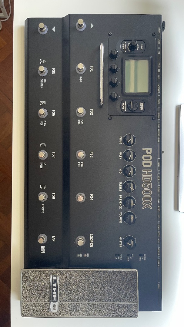 Line6 POD HD500X guitar multi-effects board, Hobbies & Toys, Music ...