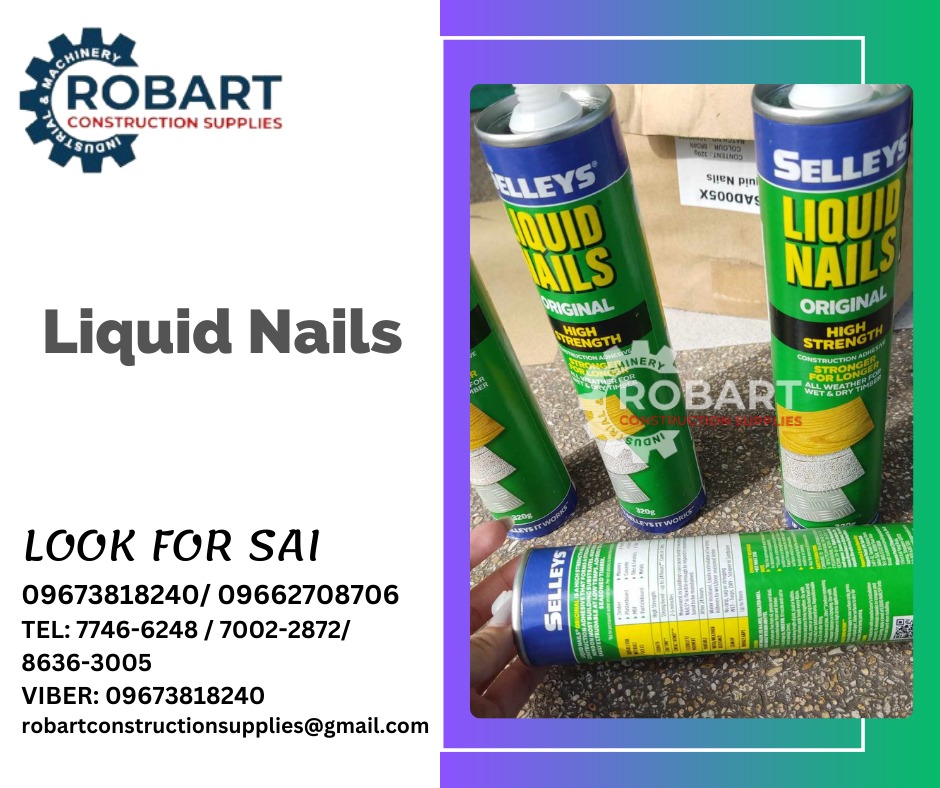 Liquid Nails, Commercial & Industrial, Construction Tools & Equipment ...