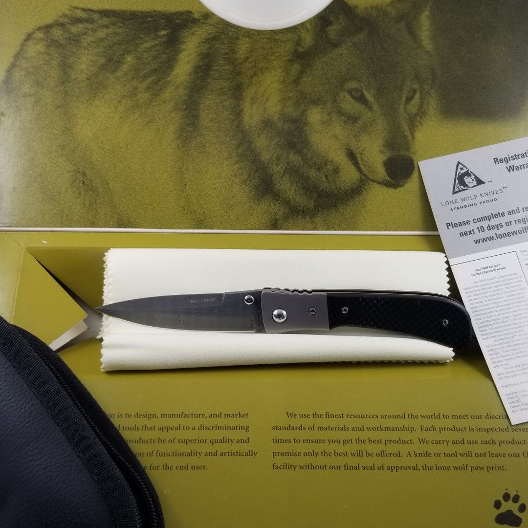 Lone Wolf tactical folder Knives pre Benchmade brian tighe Limited ...