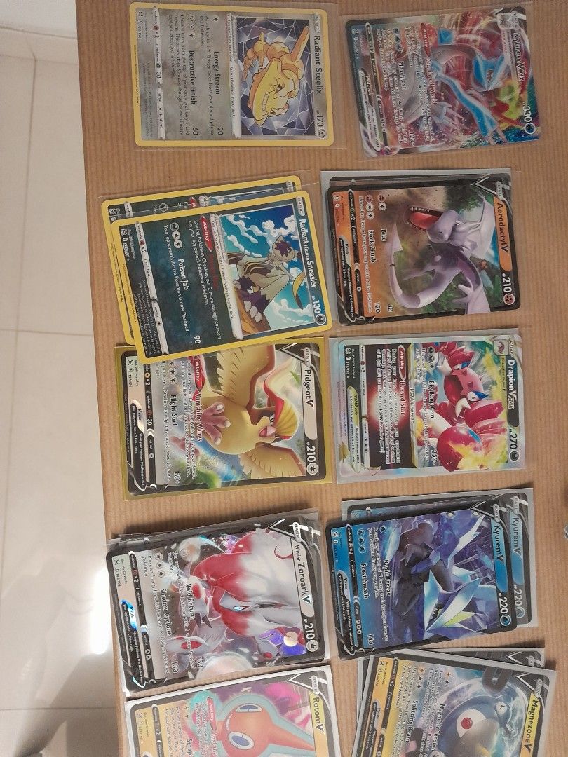 Lost origin v and radiant cards, Hobbies & Toys, Toys & Games on Carousell