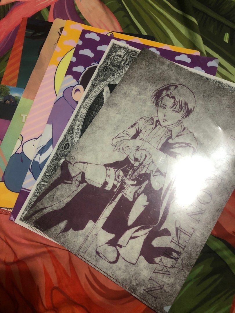 Lot set of anime clear files, Hobbies & Toys, Stationary & Craft, Art ...