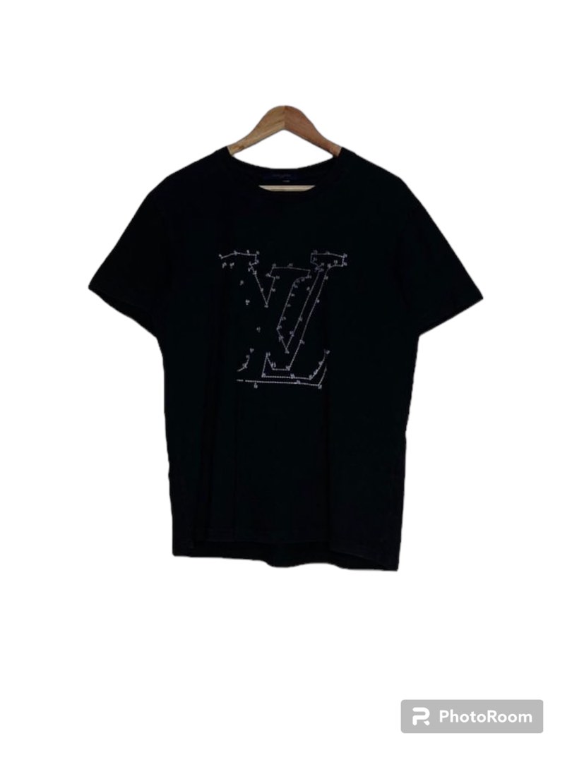 Louis Vuitton LV Logo Number Stitch Tee, Women's Fashion, Tops, Shirts ...