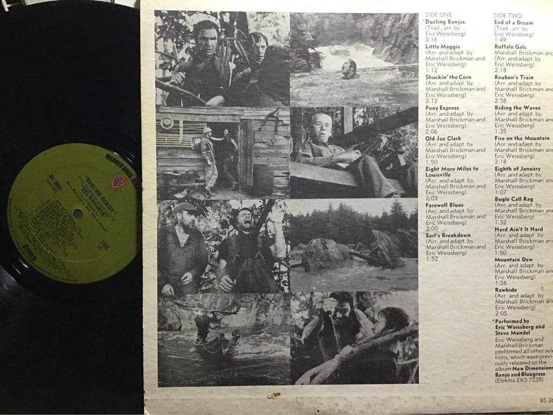 LP Deliverance OST - Dueling Banjos OOP USA WARNER VINYL RECORD Anubis ...