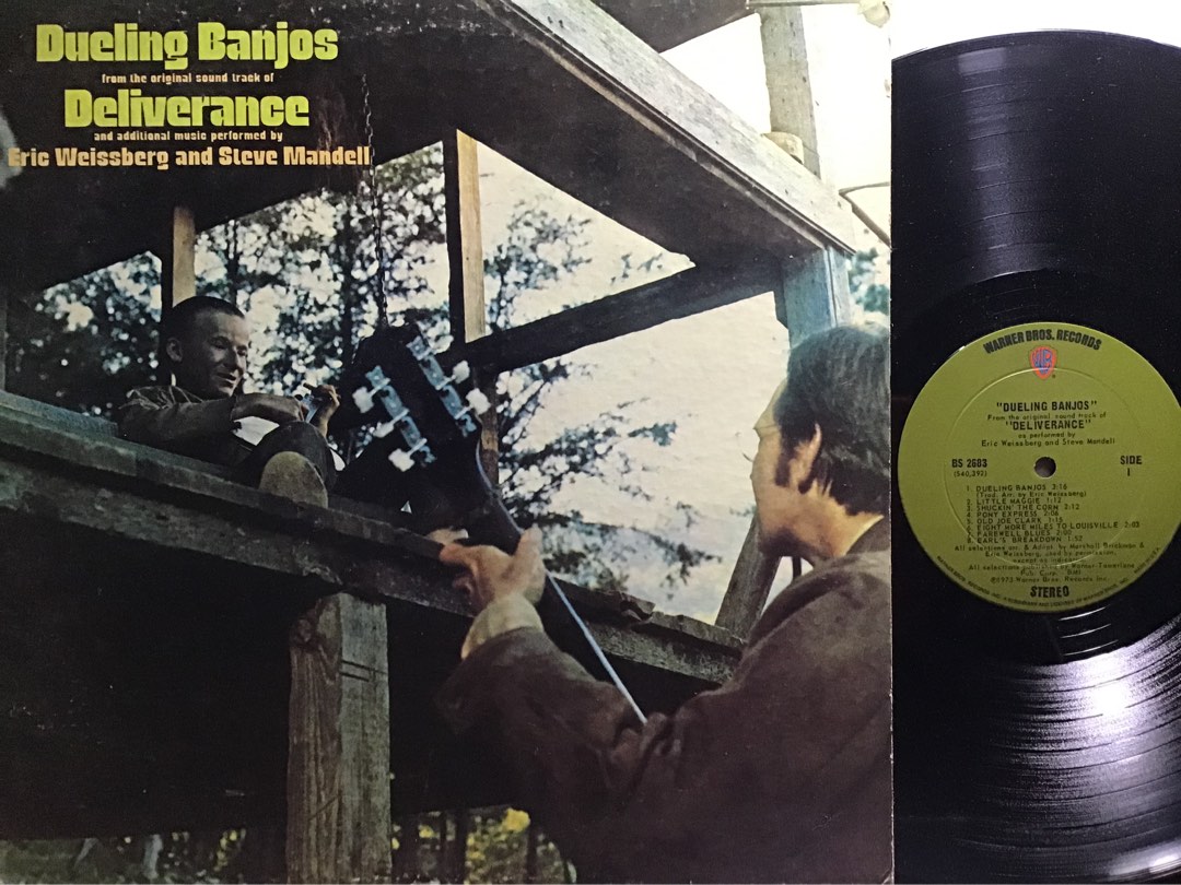 LP Deliverance OST - Dueling Banjos OOP USA WARNER VINYL RECORD Anubis ...