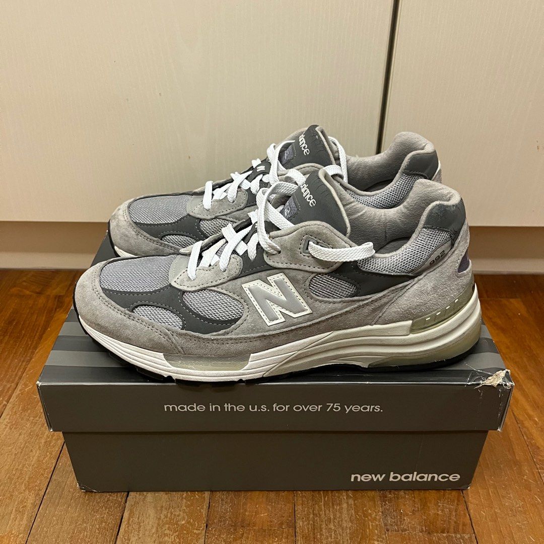 M992GR New Balance 992 grey US9, Men's Fashion, Footwear, Sneakers on ...