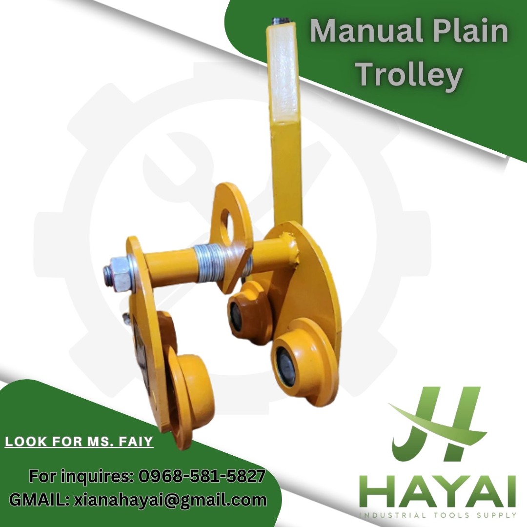 Manual Plain Trolley, Commercial & Industrial, Construction Tools ...