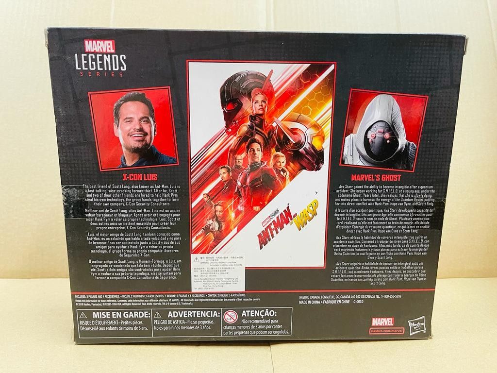 Marvel Legends MCU Antman & The Wasp - X Con Luis & Marvel's Ghost ...