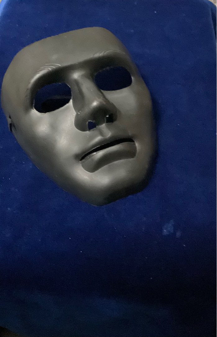 Masquerade mask Halloween theme party prom props topeng hard mask ...