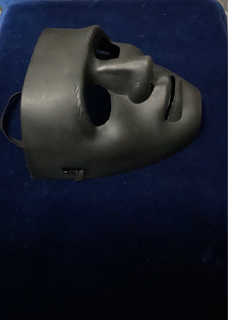 Masquerade mask Halloween theme party prom props topeng hard mask ...