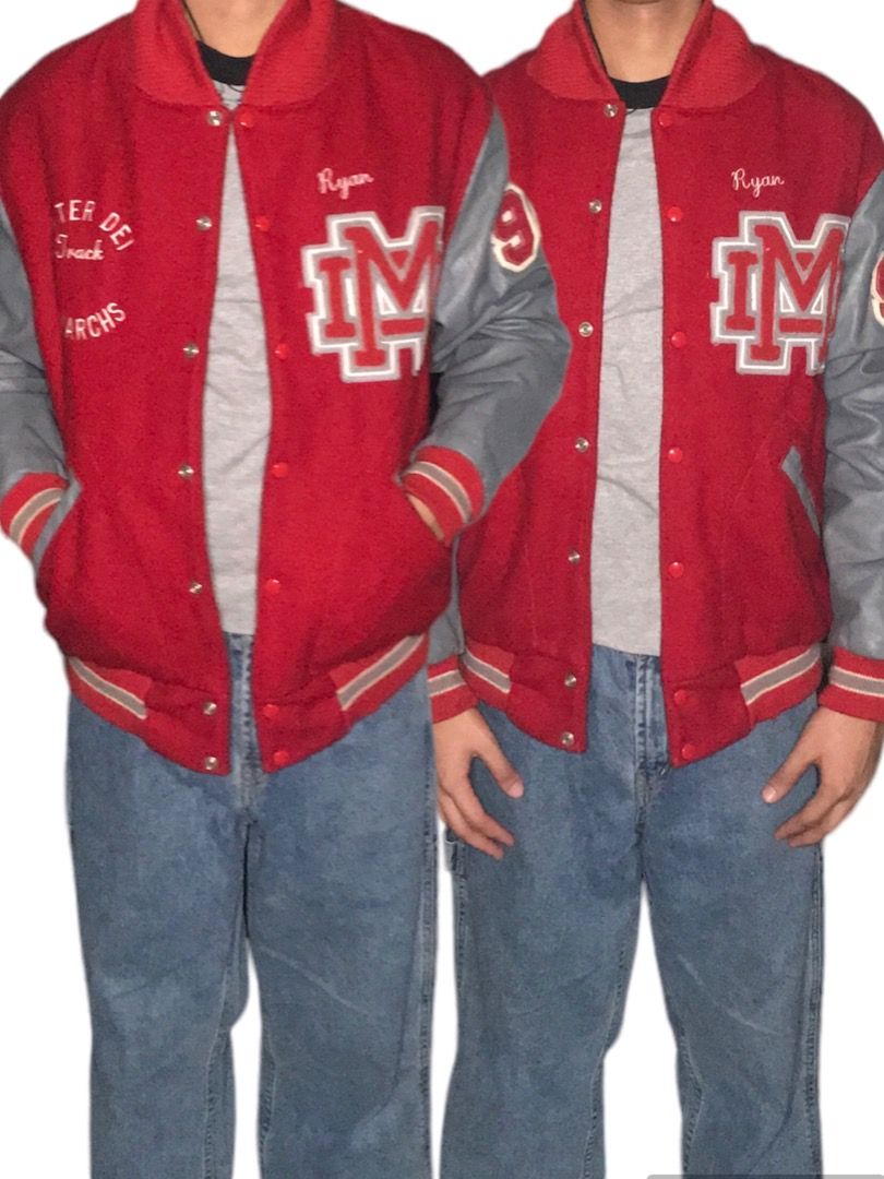 MATER DEI HIGH SCHOOL LETTERMAN VARSITY JACKET, Men's Fashion, Coats ...