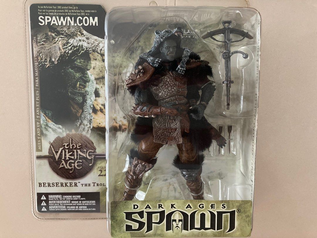 McFarlane Spawn Viking Age Bluetooth Berserker the Troll Dark Raider ...