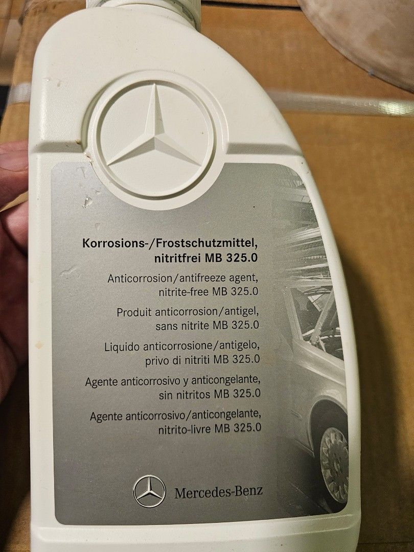 Mercedes Blue Coolant, Car Accessories, Accessories on Carousell