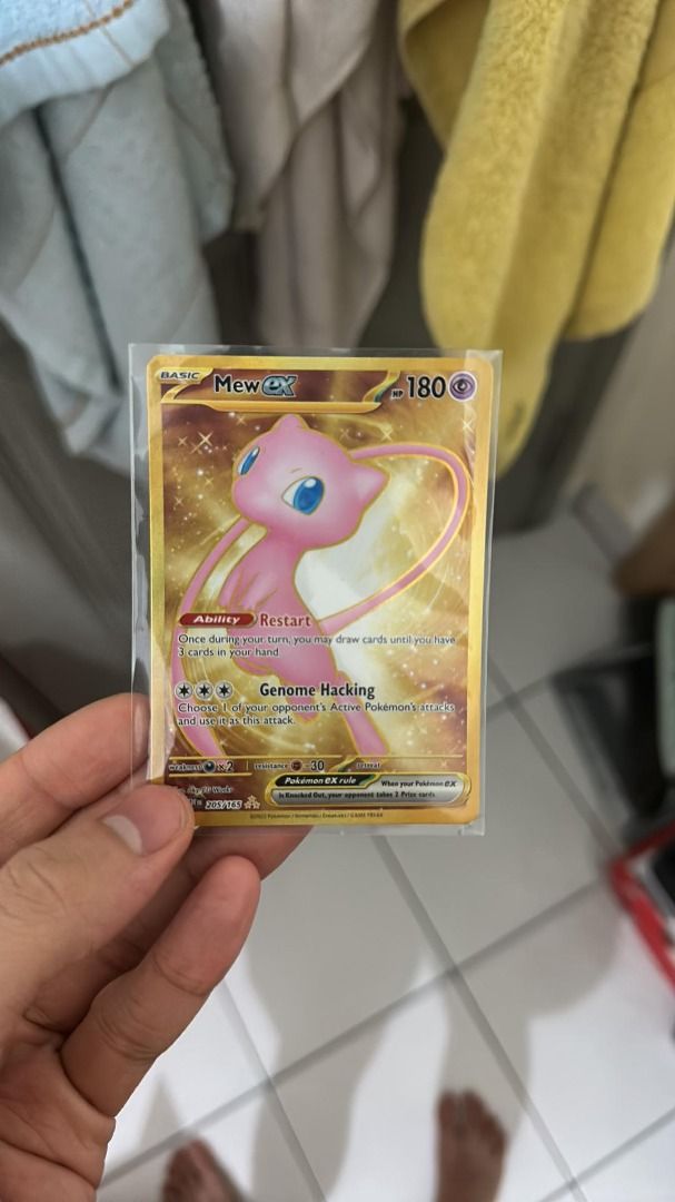 Mew ex - 205/165 - Gold Secret Rare, Hobbies & Toys, Toys & Games on ...