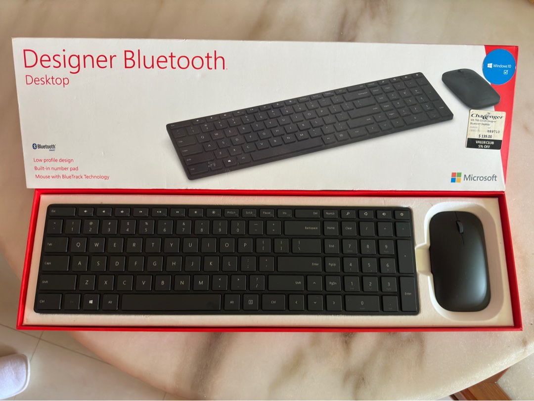 Microsoft Designer Bluetooth keyboard and mouse, Computers & Tech, Parts & Accessories, Computer ...