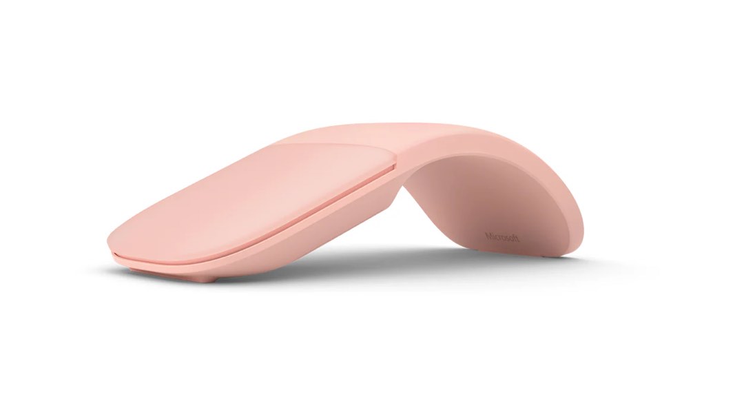 Microsoft Souris Arc mouse - soft pink, Computers & Tech, Parts ...