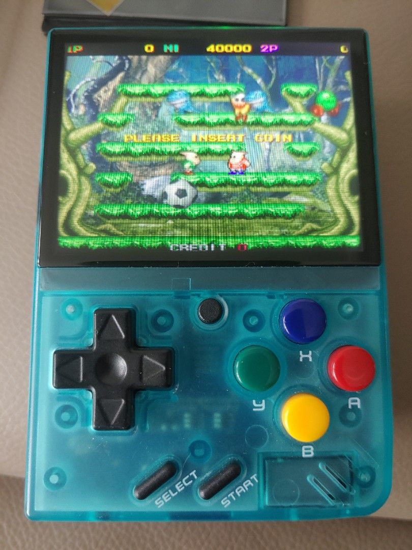 Miyoo Mini V2 Blue/w extra screen and speaker upgrade, Video Gaming ...