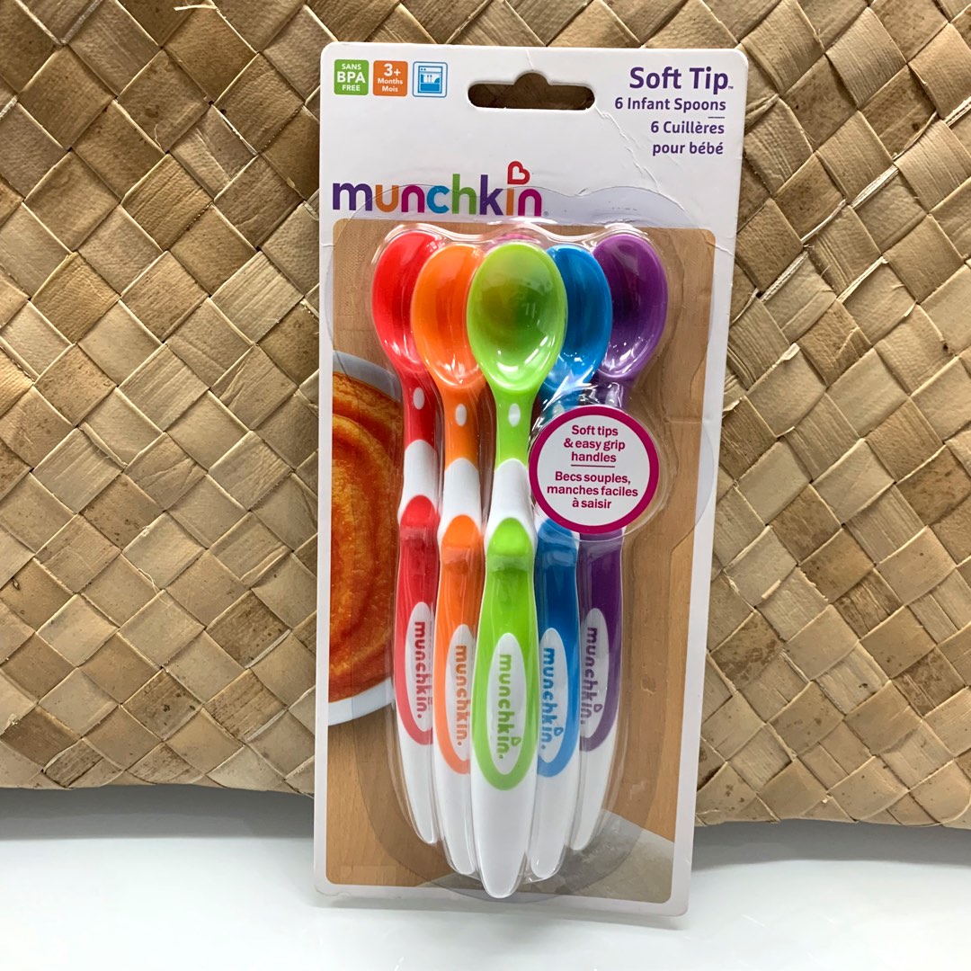 Munchkin USA Soft Tip Spoon, Babies & Kids, Nursing & Feeding, Weaning ...