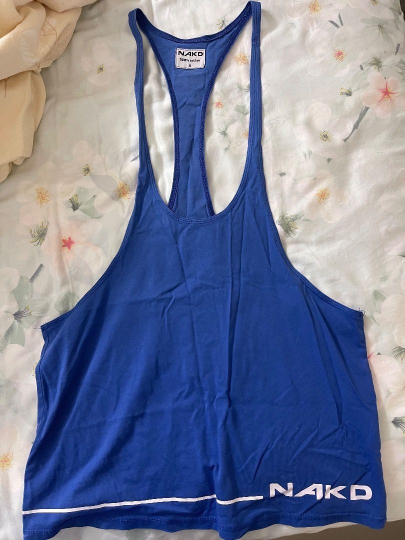 NAKD Stringer Singlet, Men's Fashion, Activewear on Carousell
