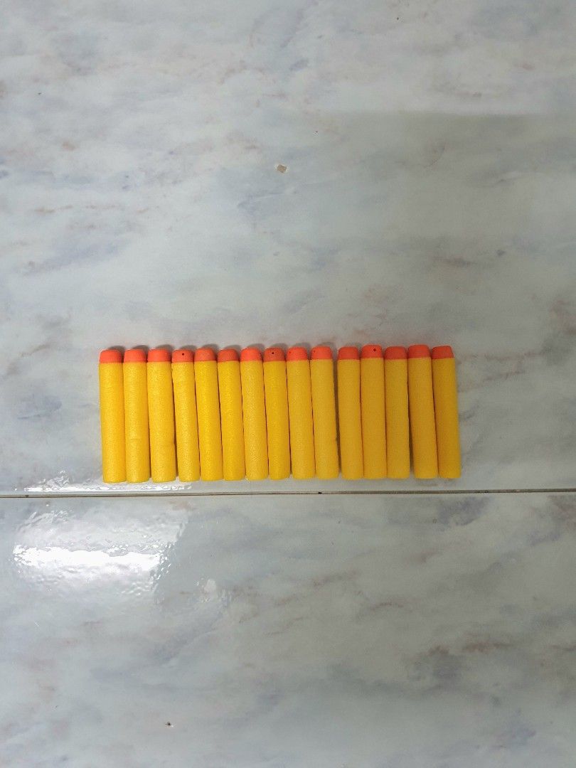 Nerf bullets (15), Hobbies & Toys, Toys & Games on Carousell