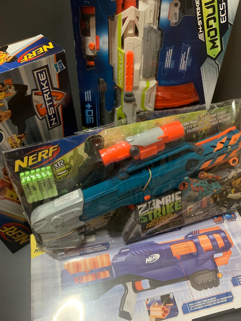 Nerf Longshot ECS Trilogy BNIB, Hobbies & Toys, Toys & Games on Carousell