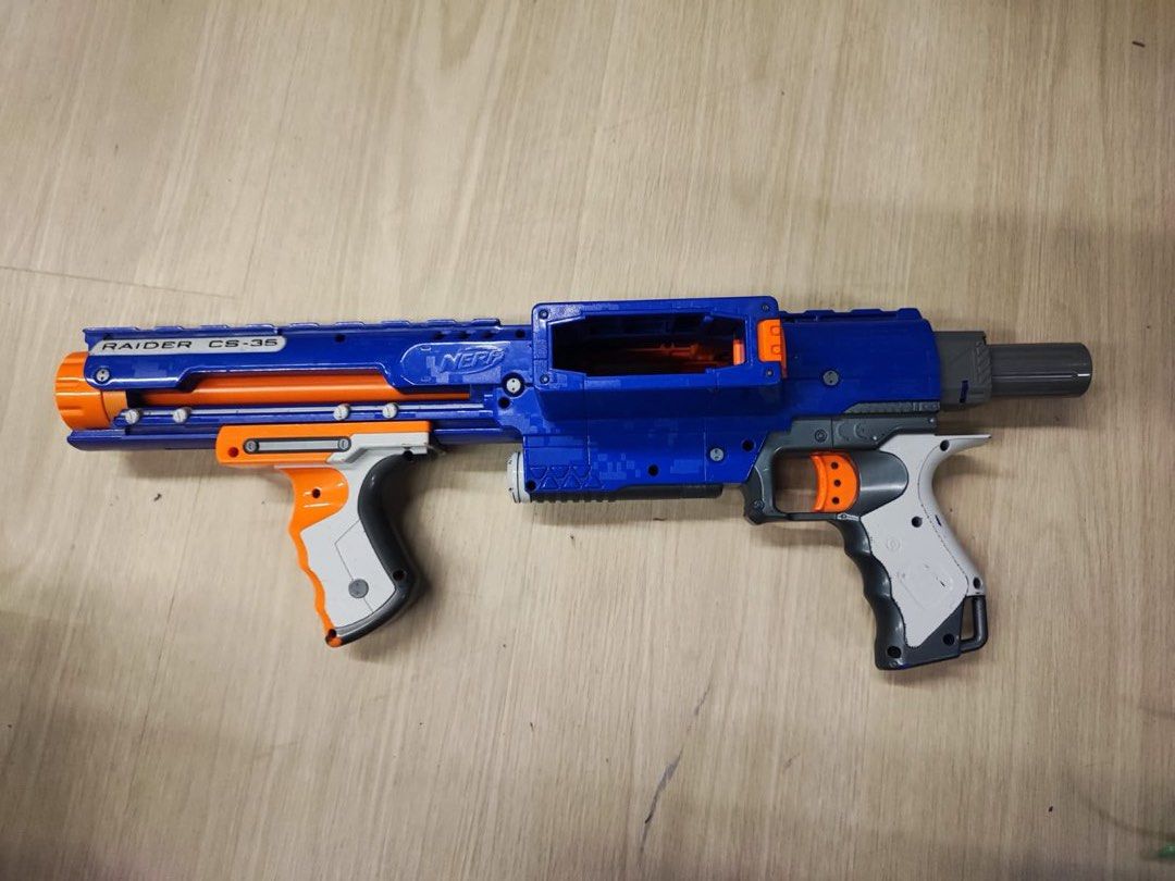 Nerf N-strike Raider rapid fire Xs-35 dart blaster, Hobbies & Toys ...