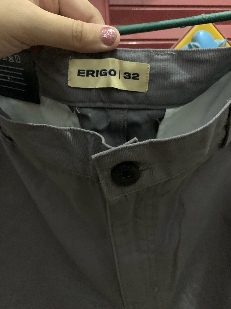 (NEW) Erigo Cargo Pants Kashwn Grey Unisex, Fesyen Pria, Pakaian ...