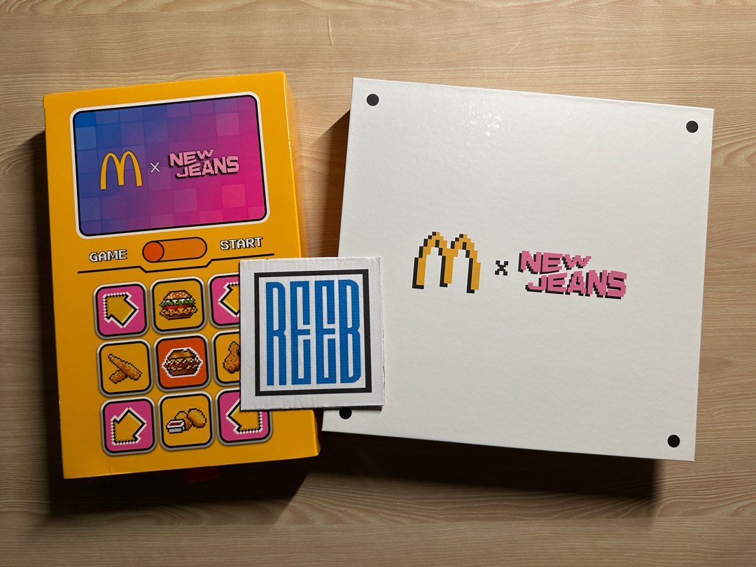 NewJeans - Limited Mcdonalds Merch Set (Version 1 and 2), Hobbies ...