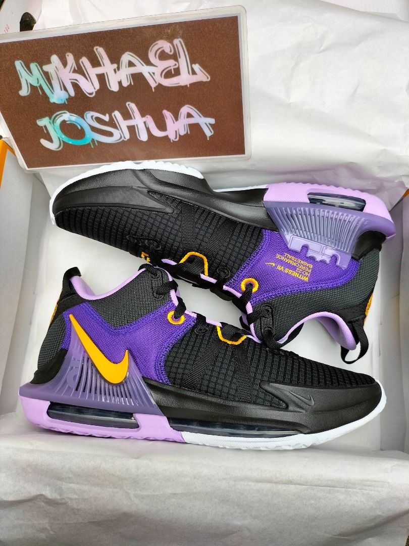 Nike Lebron Witness VII "Lakers Colorway", Men's Fashion, Footwear ...