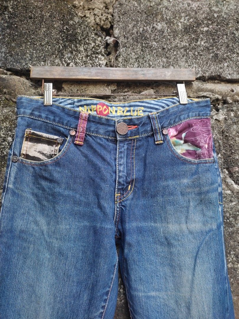 Nippon Blue Japan Jeans, Men's Fashion, Bottoms, Jeans on Carousell