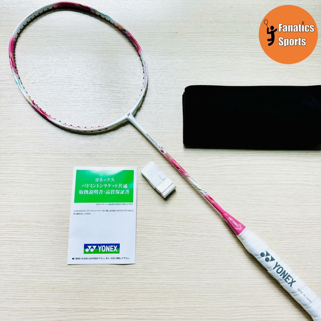 [Bundle] Brand New Yonex Nanoflare 70 4UG5 Badminton Racket JP Coded + Cloth Bag + Grip ...