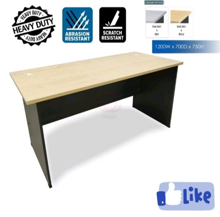 Office Table 120cm x 75cm x 70cm, Furniture & Home Living, Furniture ...