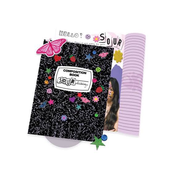Olivia Rodrigo SOUR Magazine Journal with CD, Hobbies & Toys, Music ...