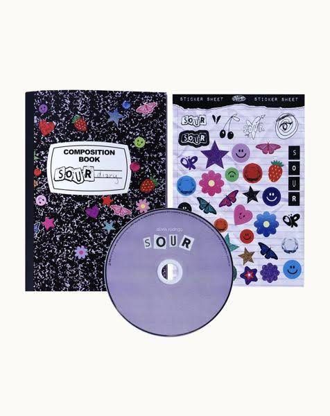 Olivia Rodrigo SOUR Magazine Journal with CD, Hobbies & Toys, Music ...