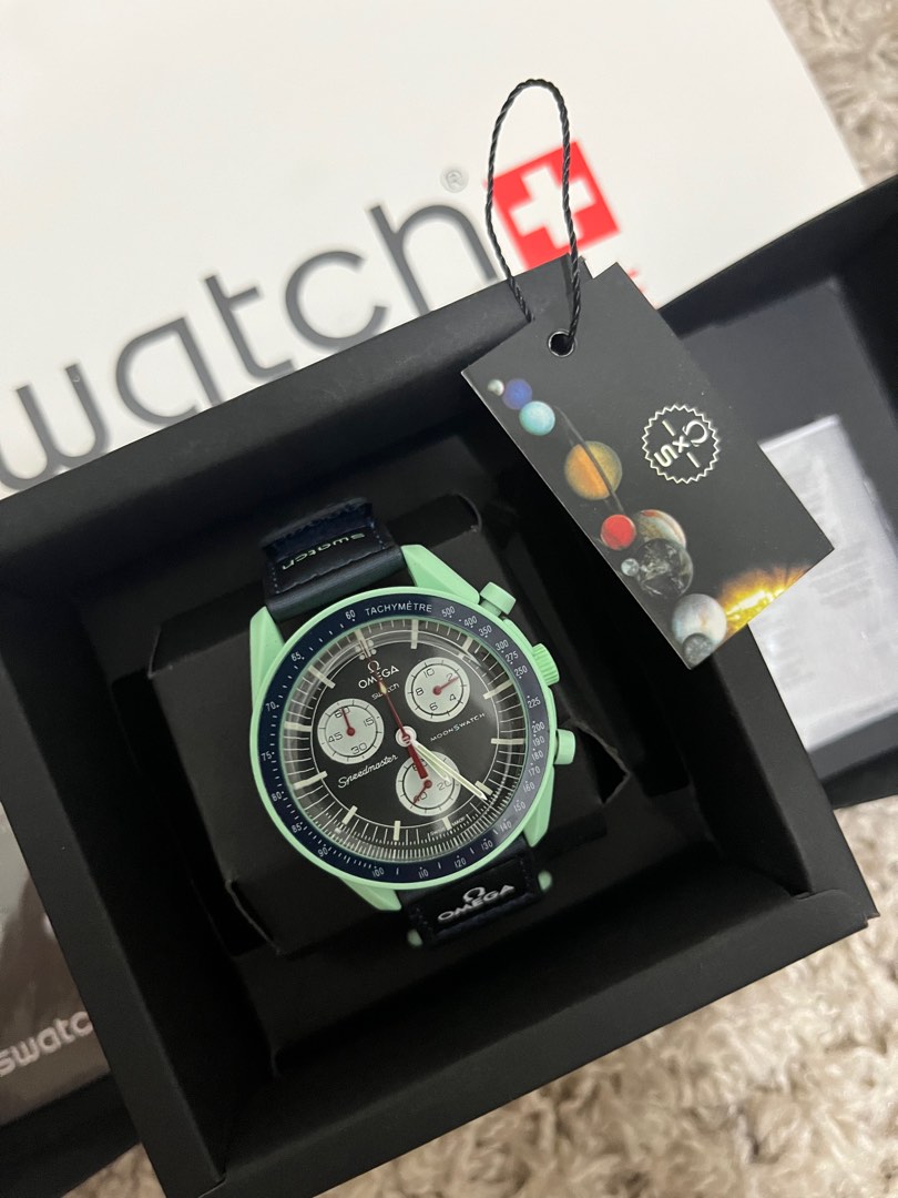 Omega Swatch- Earth, Men's Fashion, Watches & Accessories, Watches on ...