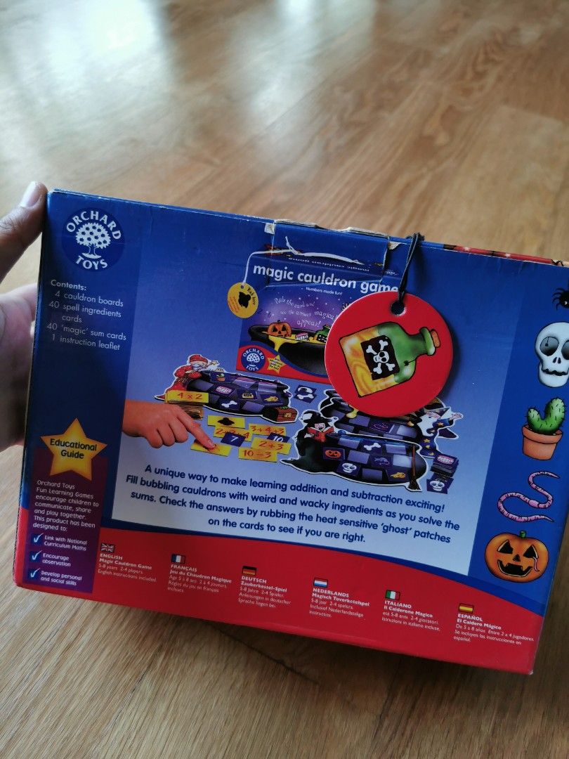 Orchard toys magic cauldron game, Hobbies & Toys, Toys & Games on Carousell
