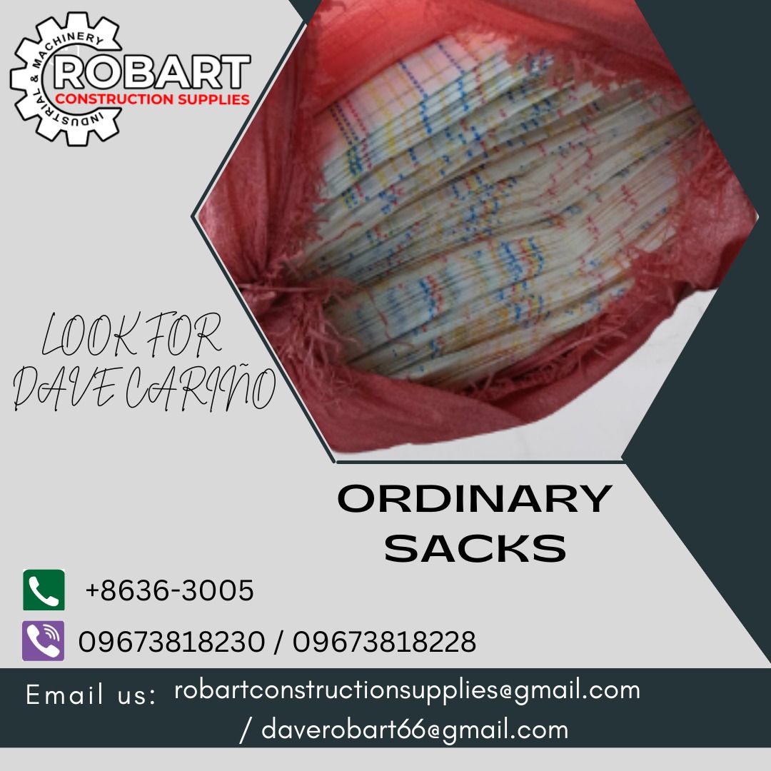 ORDINARY SACKS, Commercial & Industrial, Construction Tools & Equipment ...