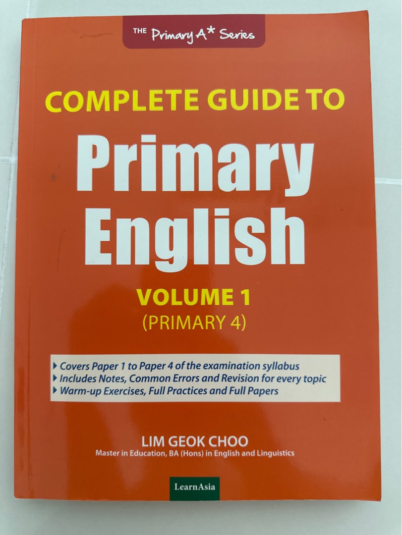 P4 complete guide to Primary English vol 1 Assessment book, Hobbies ...