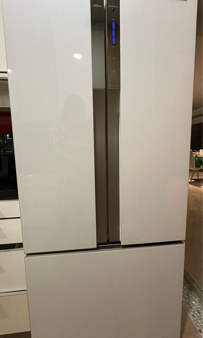 Panasonic Refrigerator NR-CY557 Glass white, TV & Home Appliances ...