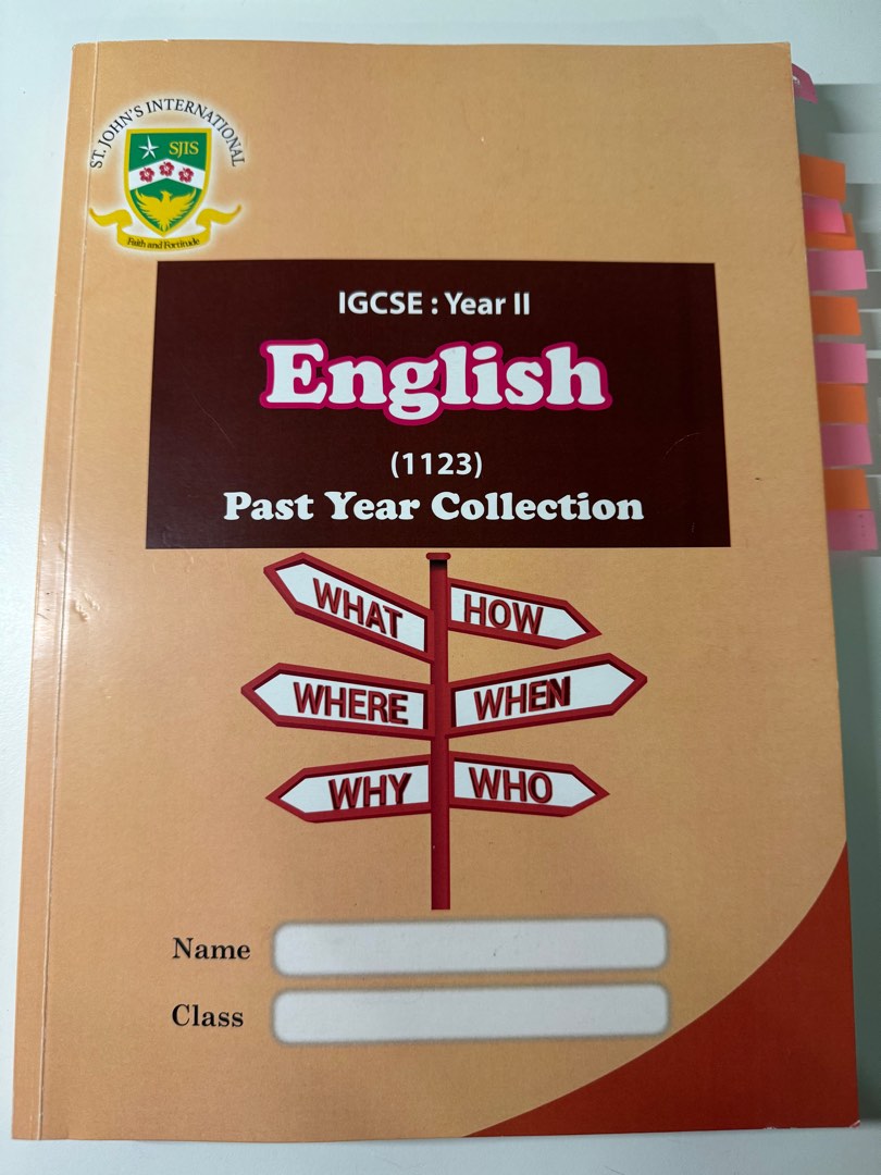 Past year book English first language igcse, Hobbies & Toys, Books ...
