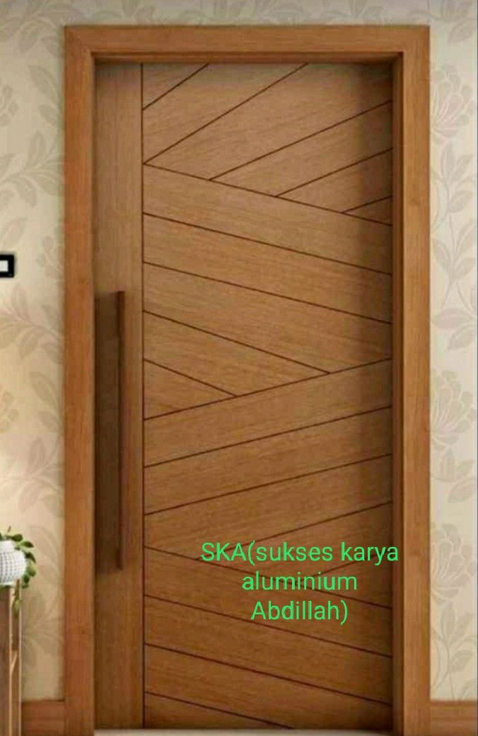 Pintu hpl TACO plus kusen aluminium, Desain & Kerajinan Tangan, Karya Seni di Carousell