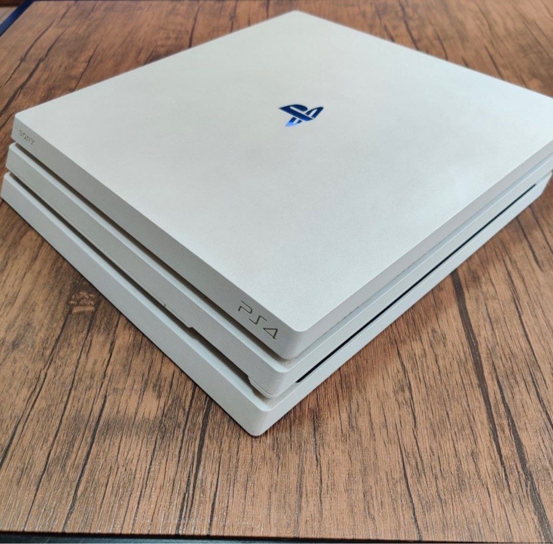 PlayStation 4 Pro Glacier White 1TB, Video Gaming, Video Games ...
