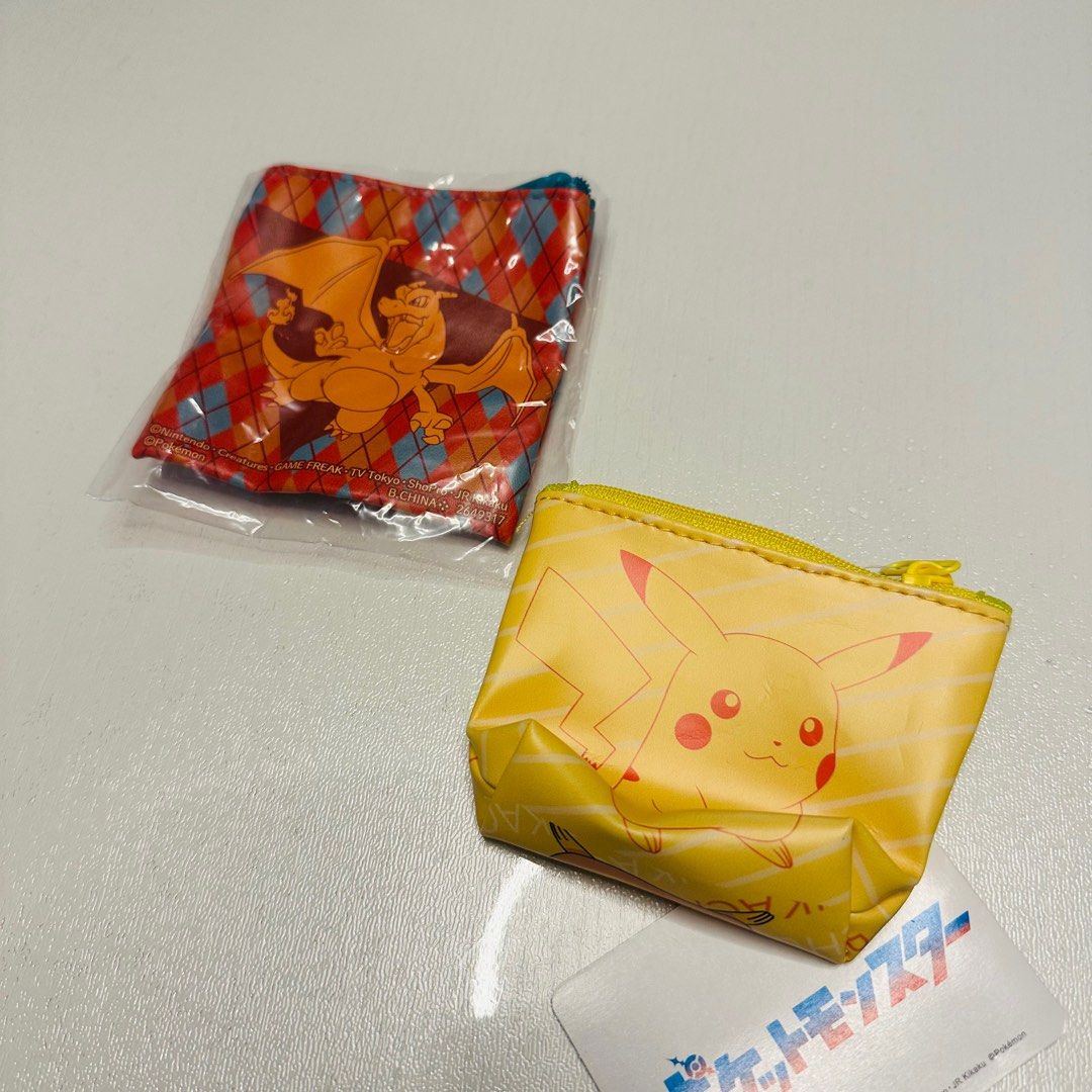 Pokemon Pikachu coins bag 比卡超散銀包, 女裝, 手袋及銀包, 長銀包 - Carousell