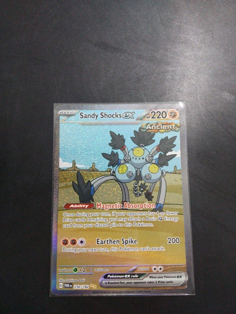 Pokemon TCG Sand Shocks ex SIR Special Illustration Rare - SV04 Paradox ...