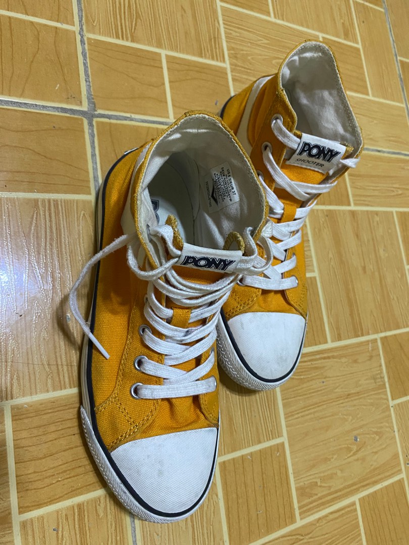 Pony Highcut, Women's Fashion, Footwear, Sneakers on Carousell